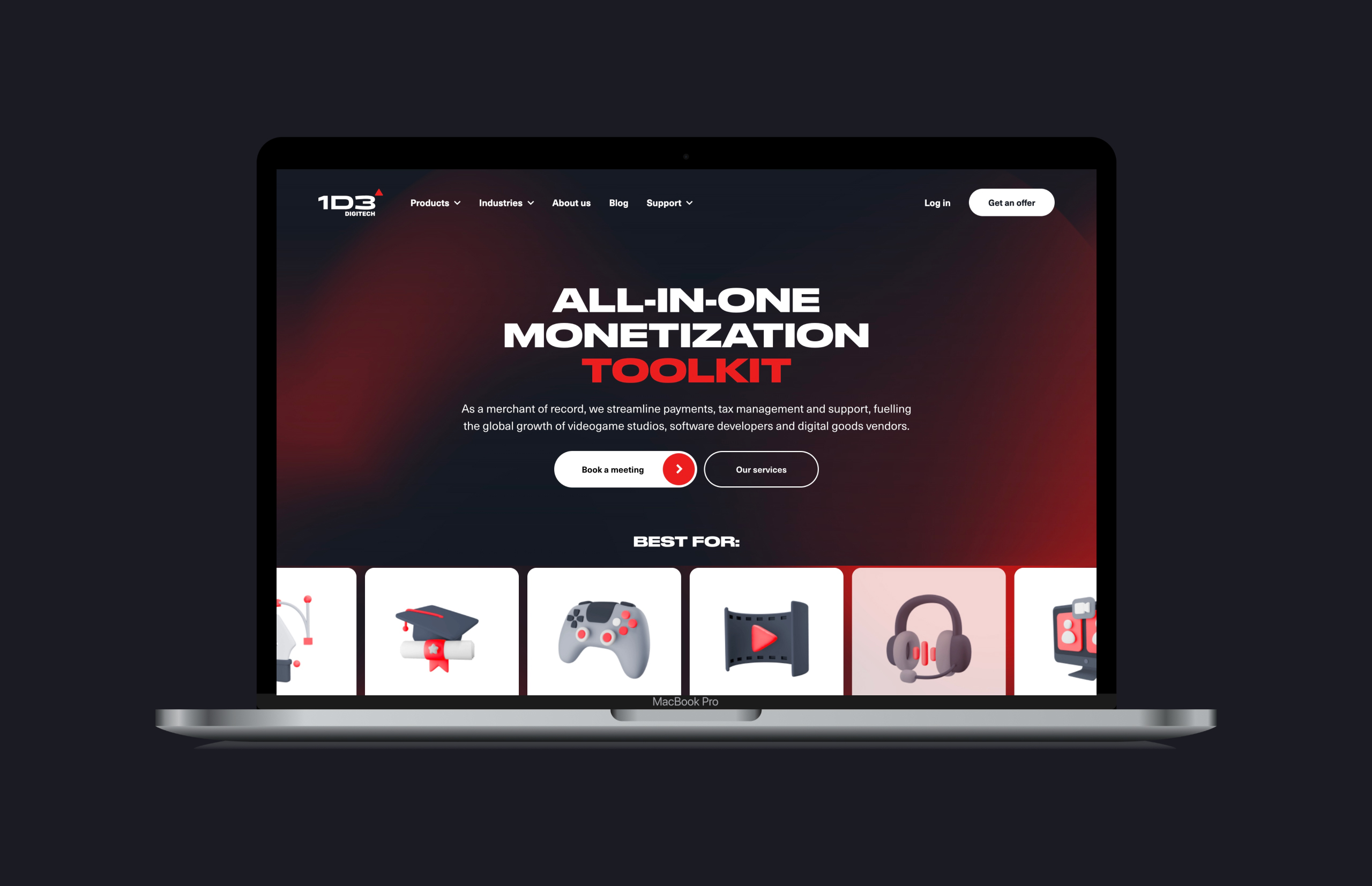 Web-analytics for 1D3 DIGITECH